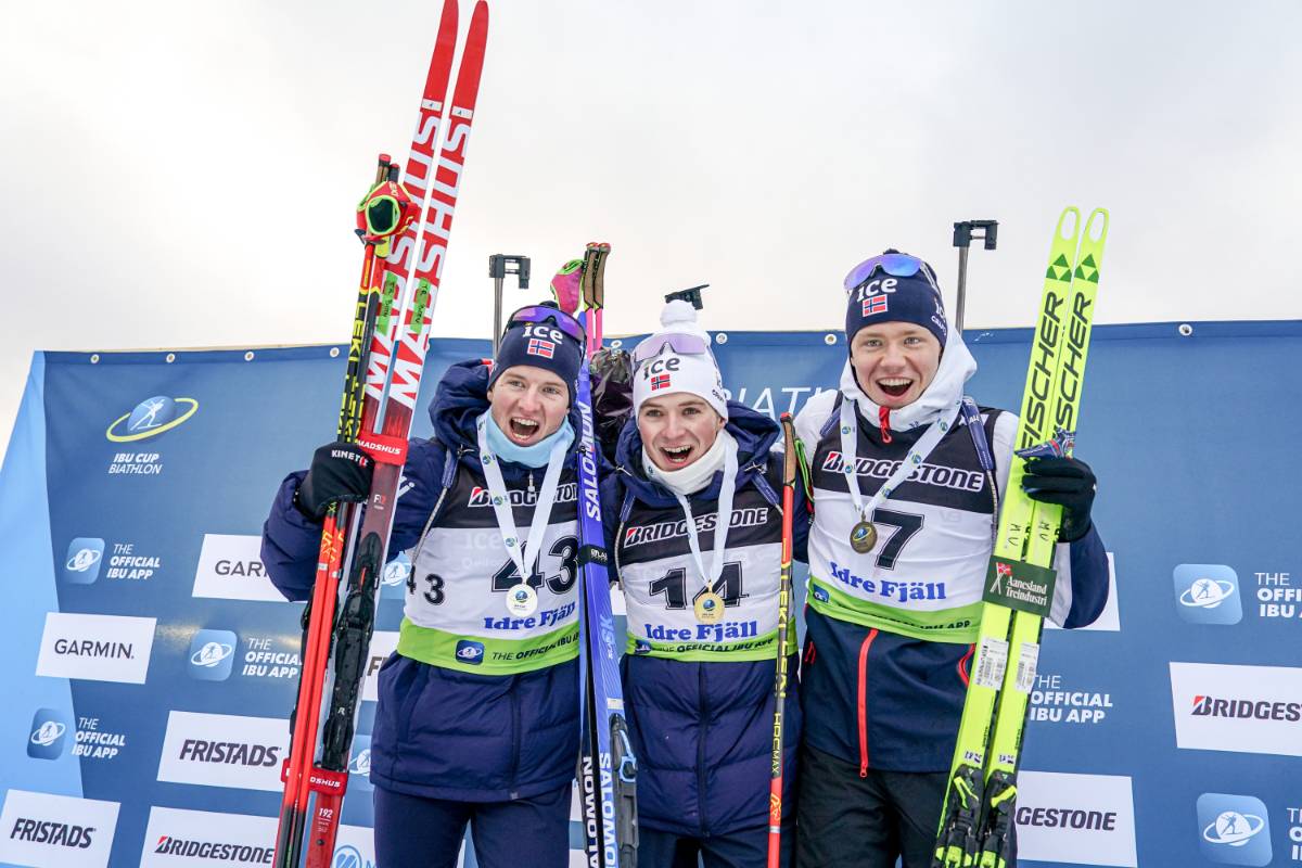 Idre Fjäll - Triplé norvégien dominé par Isak Frey - Biathlon Live